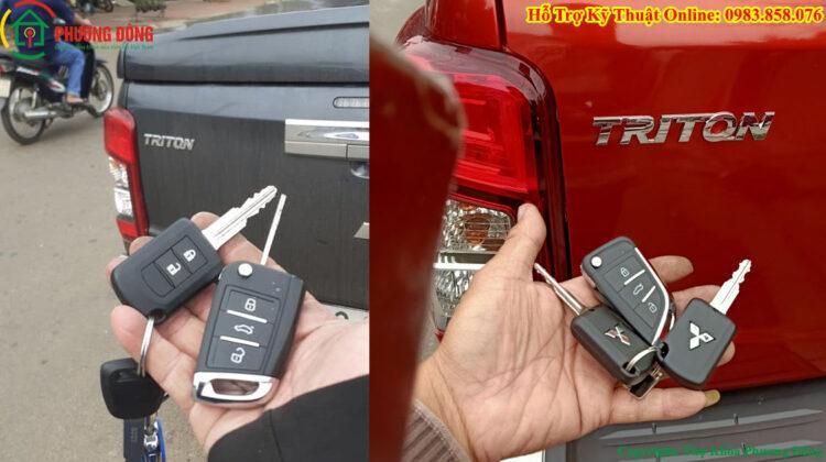 Giá Chìa Khóa Remote Mitsubishi Triton Uy Tín Tốt Nhất Cài Đặt Tận Nơi